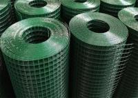 China 16 Gauge 15m 1x1in Garden PVC Coated Welded Wire Mesh Hardware Cloth Rolled Fencing for sale