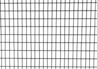 China 2x100ft 16 Gauge Black PVC Coated Wire Mesh Panels 1/2x1in Anti Bird Mesh for sale