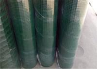 China 25m 14 Gauge 2x4 In Chicken Green Vinyl Coated Welded Wire Fencing For Garden for sale