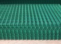 China 5mm 2 X 4in Hole PVC Coated Mesh Galvanized Wire Panels Heavy Gauge Welded Wire Fence for sale