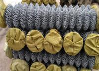 China 1.8m X 25m Chain Link Fence Mesh Galvanized Steel Heavy Duty Chain Link Fencing 9 Gauge for sale