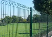 China 3D Curved Wire Mesh Fence Panel Galvanized Plastic Coated Mesh Fencing for sale