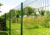 China Triangle Bend Welded Mesh Fencing 1.8m Welded Curved Mesh Fence for sale
