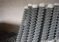 China 60 X 60mm 30m Cyclone Chain Wire Fencing Pvc Coated Chain Link Mesh Fence for sale
