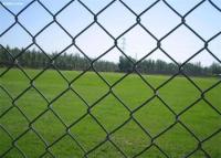 China 2in Sport Chain Link Fence Mesh Fabric PVC Coated Galvanised Diamond Mesh Fencing for sale