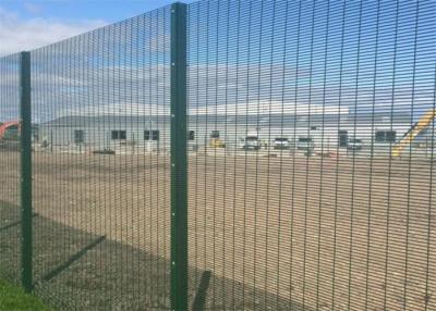 China 76.2 X 12.7mm Welded Mesh Fencing 4mm Wire 358 Anti Climb Mesh Fence for sale