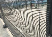 China 76.2 X 12.7mm Welded Mesh Fencing 4mm Wire 358 Anti Climb Mesh Fence for sale