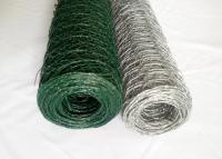 China 1/2 Inch Chicken Mesh Roll Hot Dipped Galvanized 4 Ft X100 Ft Plastic Coated for sale