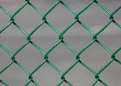 China 60 * 60mm Galvanized Pvc Coated Chain Link Mesh Garden Basketball Court for sale