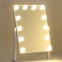 China Custom 10x Vanity Illuminated Hollywood Mirrors Rotating Dresser for sale