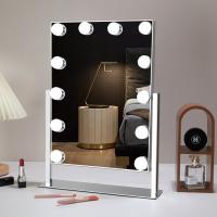 China Custom 10x Vanity Illuminated Hollywood Mirrors Rotating Dresser for sale