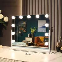 China Adjustable Hollywood Mirror 80cm Touchscreen Led Makeup Vanity Mirror for sale