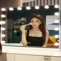 China Adjustable Hollywood Mirror 80cm Touchscreen Led Makeup Vanity Mirror for sale