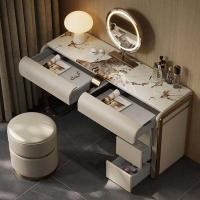 China Dressing Table Makeup Mirror Set With Lights For Bedroom And Vanities Desk Drawers Furniture Designs for sale