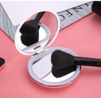 China Get the Perfect Look Anywhere LED Lighted Travel Mirror with Pocket and Touch Control for sale