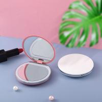 China Get the Perfect Look Anywhere LED Lighted Travel Mirror with Pocket and Touch Control for sale