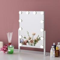 China Touch Sensor 8x Lighted Magnifying Makeup Mirror 360 Degree Rotation for sale