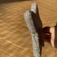 China Long Handle Lighted Cosmetic Mirror Fashion Star Shaped Vintage Gold for Everyday for sale