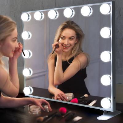 China Shatterproof Hollywood Light Up Makeup Mirror Vanity Wall Mounted for sale