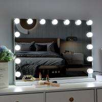China Shatterproof Hollywood Light Up Makeup Mirror Vanity Wall Mounted for sale