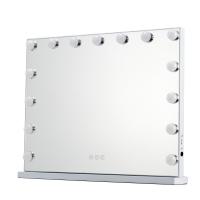 China Makeup Hollywood Mirror 80 X 60 Rechargeable Vanity Mirror for sale