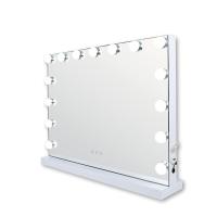 China Modern Chrome Led Hollywood Vanity Mirror Magnifying With Lights for sale