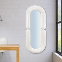 China Oval Bathroom Led Wall Full Length Mirror Hanging Vanity Tall Mirror for sale