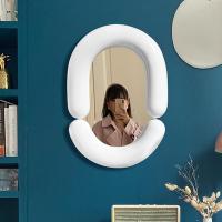 China Oval Bathroom Led Wall Full Length Mirror Hanging Vanity Tall Mirror for sale