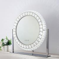 China LED Light Up Makeup Mirror Crystal Vanity Mirror Hollywood Style for sale