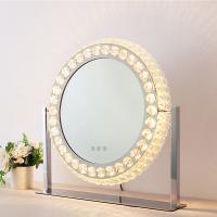 China LED Light Up Makeup Mirror Crystal Vanity Mirror Hollywood Style for sale