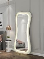 China Hollywood Standing Full Length Xl Floor Mirror With Led Light 71x32 for sale