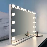 China Personal Beauty Makeup Mirror with Dimmable Smart Music and Hollywood Vanity Lights for sale