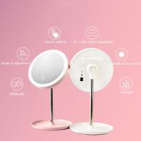 China 20x Magnifying Led Makeup Mirror For Table Desktop Oem for sale