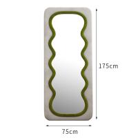 China Living Room Oversized Floor Mirror Freestanding Full Length Mirror Large Wood Frame for sale