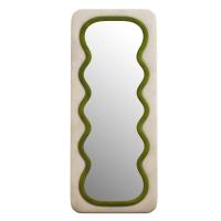 China Living Room Oversized Floor Mirror Freestanding Full Length Mirror Large Wood Frame for sale