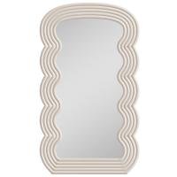 China White Wavy Full Length Mirror 71x32 Arched Mirror For Bedroom And Living Room for sale