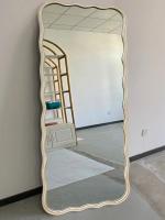 China Decorative Bedroom Frameless Floor Length Mirror Wavy cheval for sale