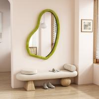 China Custom Standing Arched Floor Mirror Full Length 78x108cm for sale