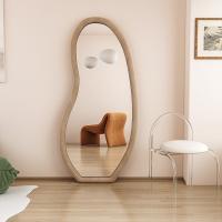 China Custom Standing Arched Floor Mirror Full Length 78x108cm for sale