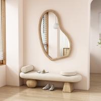 China Custom Standing Arched Floor Mirror Full Length 78x108cm for sale