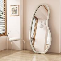 China Custom Standing Arched Floor Mirror Full Length 78x108cm for sale