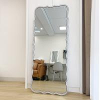 China Customized Floor Length Oversized Floor Mirror Wooden Frame 71x32 for sale