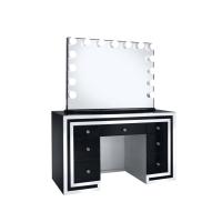 China Bedroom Furniture Custom Makeup Vanity Hollywood Mirror Dressing Table for sale