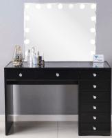 China Bedroom Furniture Custom Makeup Vanity Hollywood Mirror Dressing Table for sale