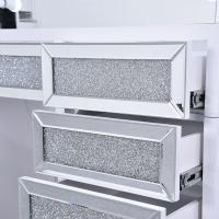 China Led Mirrored Makeup Vanity Hollywood Dressing Table OEM for sale