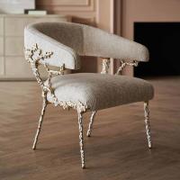 China Metal Frame Velvet Leather Armchair Lounge Living Room Leather Accent Chairs for sale