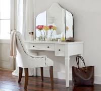 China CE Certificated Girls Makeup Vanity Desk Dressing Table Furniture For Hotel for sale