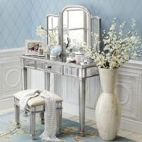 China CE Certificated Girls Makeup Vanity Desk Dressing Table Furniture For Hotel for sale