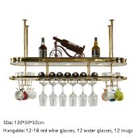 China Acrylic Bar Gold Wine Holder Glasses Racks Storage Stainless Steel frame for sale
