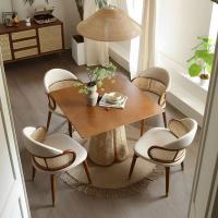 China 80x80 Solid Wood Pedestal Dining Room Table Round Sets for sale